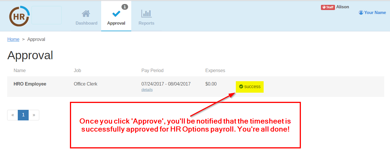 How to Approve Timesheets and Expenses – HR Options